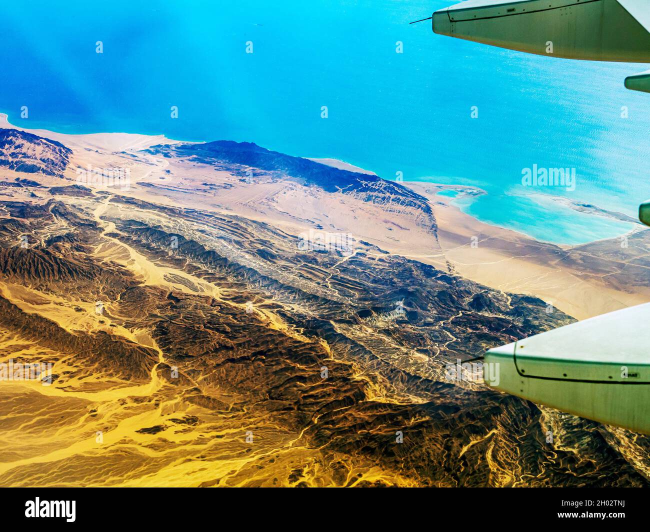 Aerial view above the clouds and sky, Inspiration concept. Travel ...