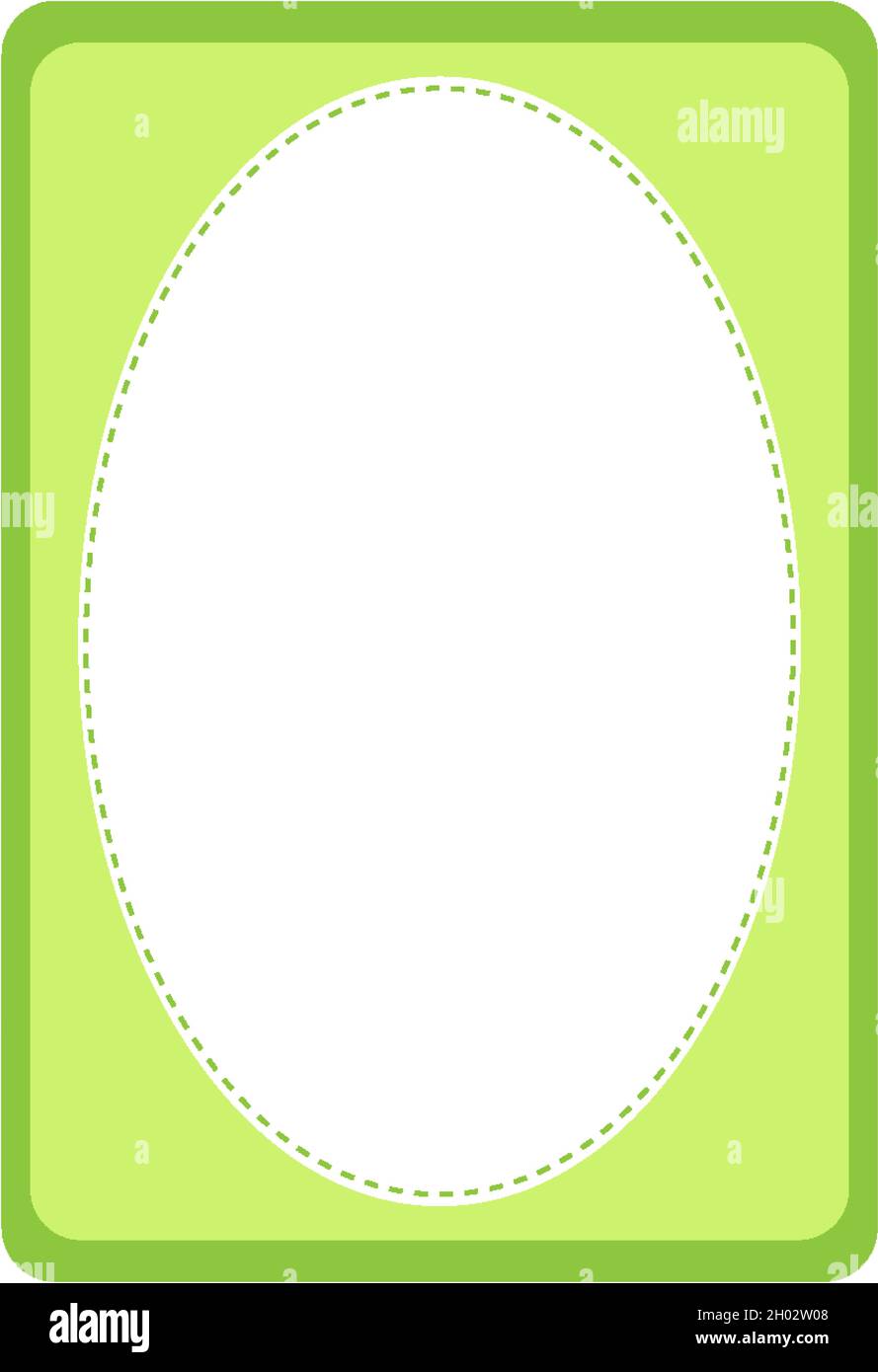 Empty oval shape banner template illustration Stock Vector Image & Art ...