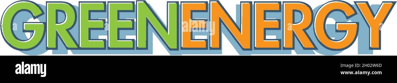 A green energy sign banner illustration Stock Vector Image & Art - Alamy