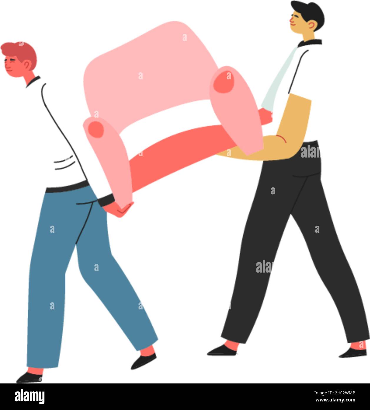 Move furniture, chair Stock Vector Images - Alamy