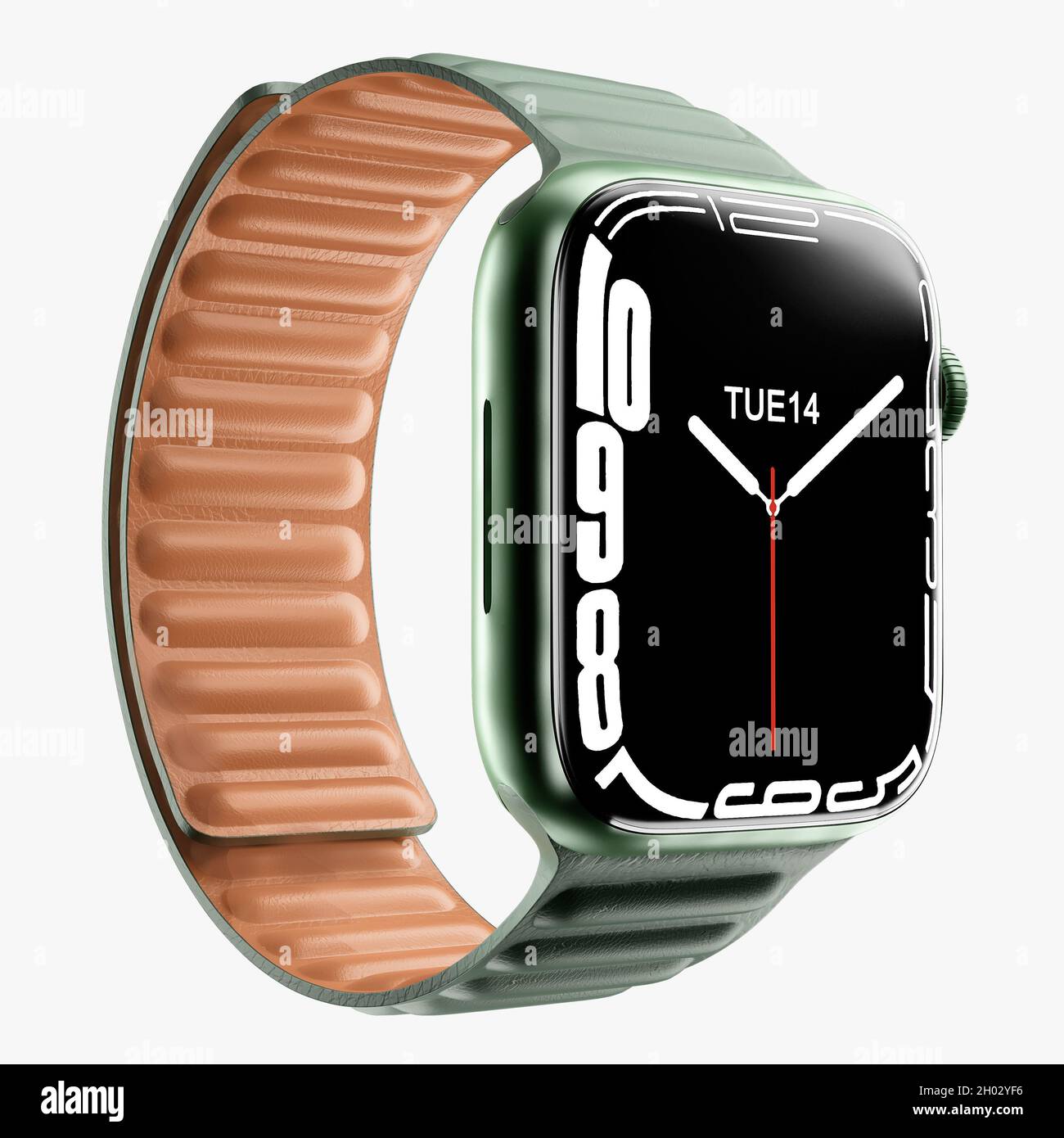 apple watch series 7 3d model concept render Stock Photo - Alamy