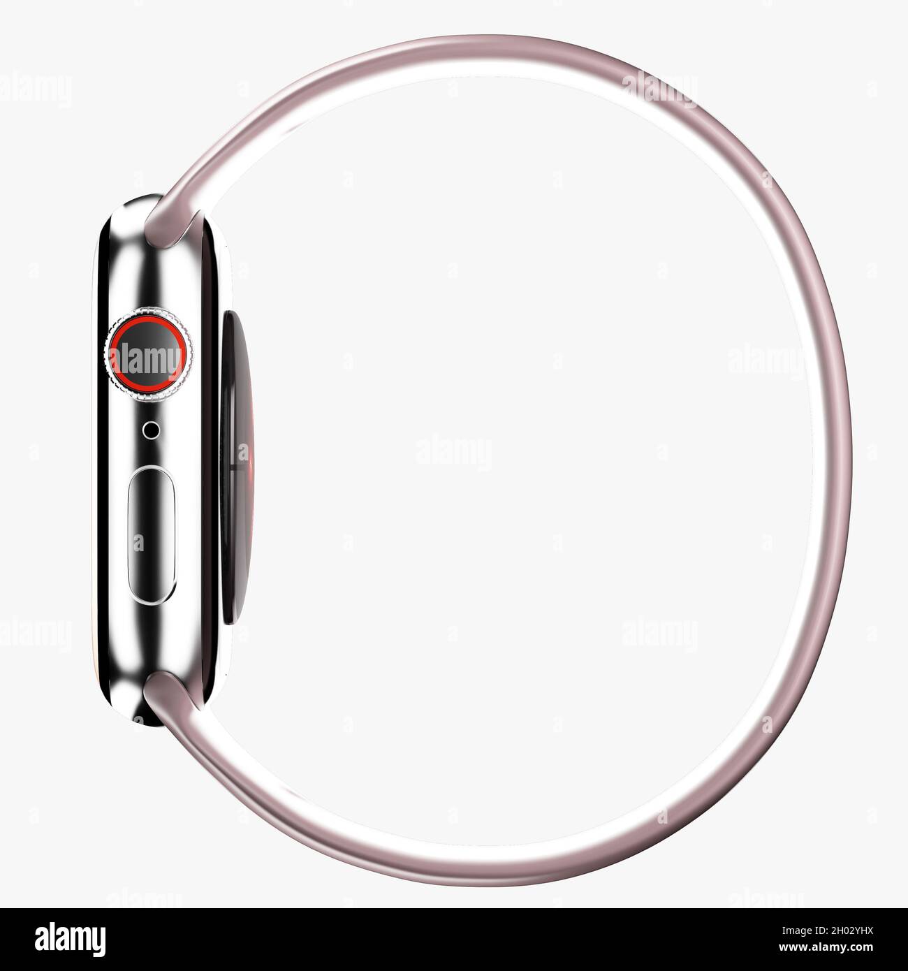 apple watch series 7 3d model concept render Stock Photo - Alamy
