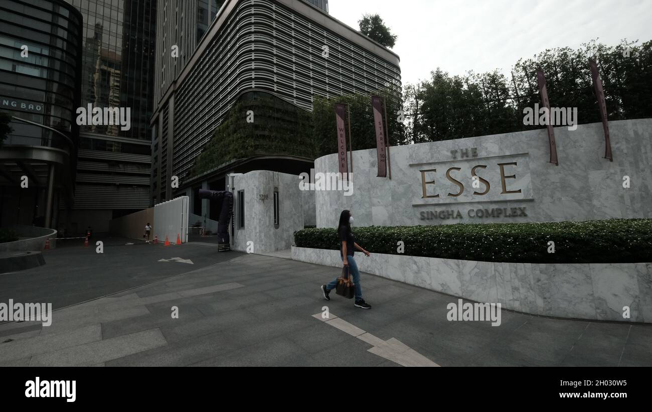 The ESSE At Singha Complex New Petchaburi Road Bangkok Thailand Stock Photo - Alamy