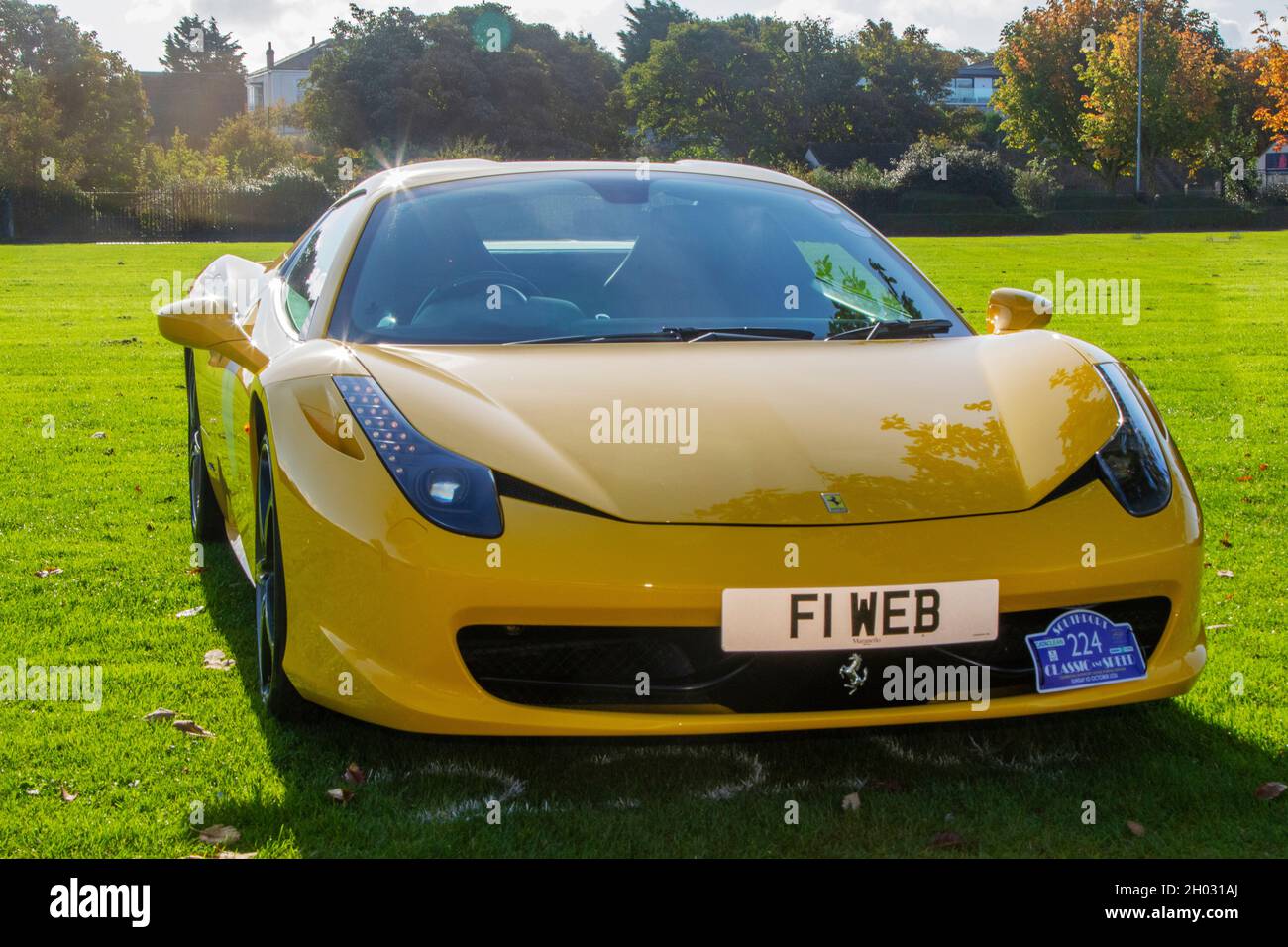Ferrari 458 Spider 2022 Yellow