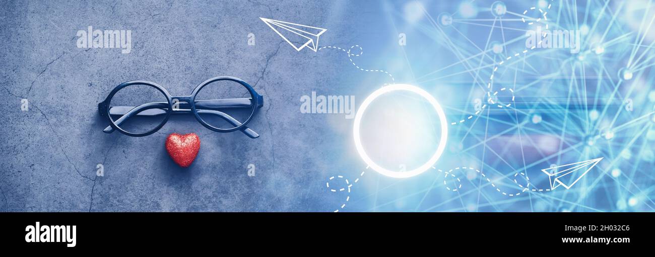 Romantic background. The concept of love and relationships. Heart ...