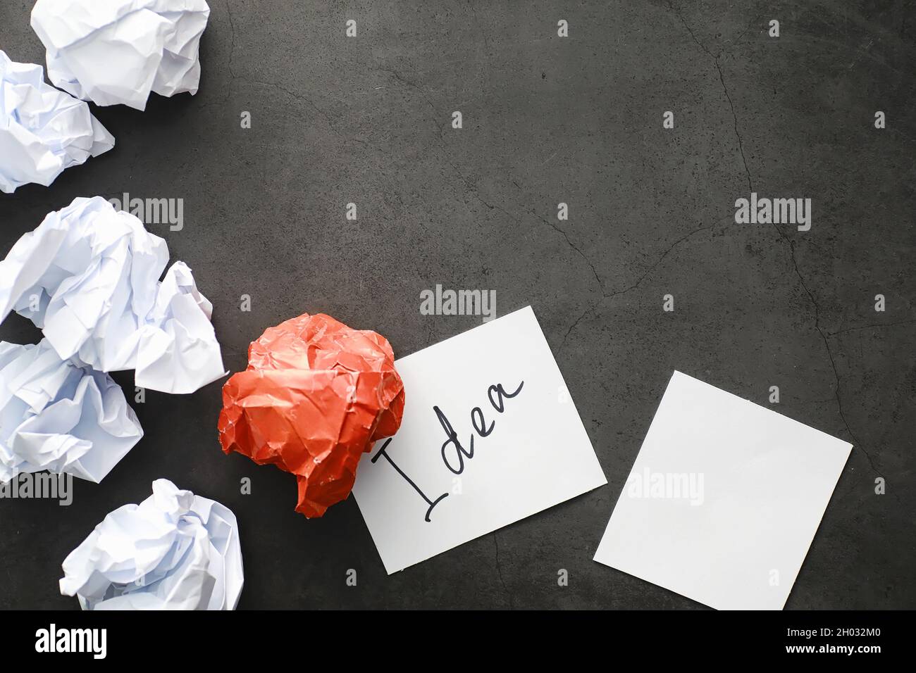 Colored pieces of paper. The concept of creativity and formation of ...