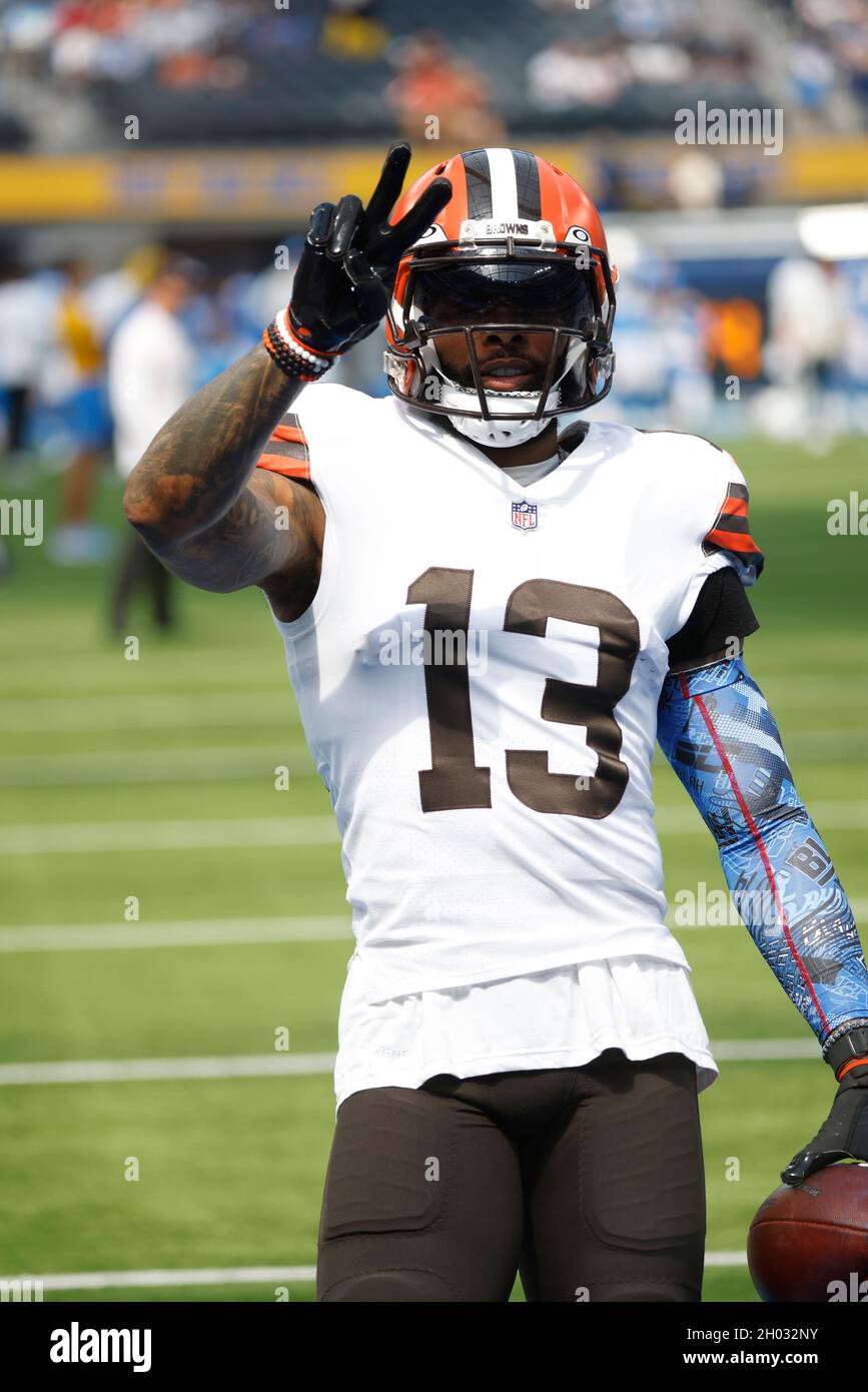 October 10, 2021 Cleveland Browns wide receiver Odell Beckham Jr. (13 ...