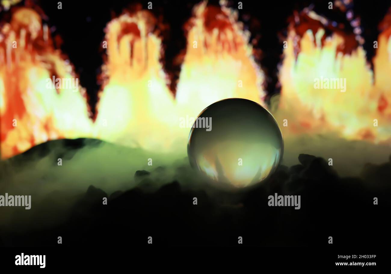 Skeleton Zombie Hand Rising Out Of A GraveYard - Halloween. Mysterious ...