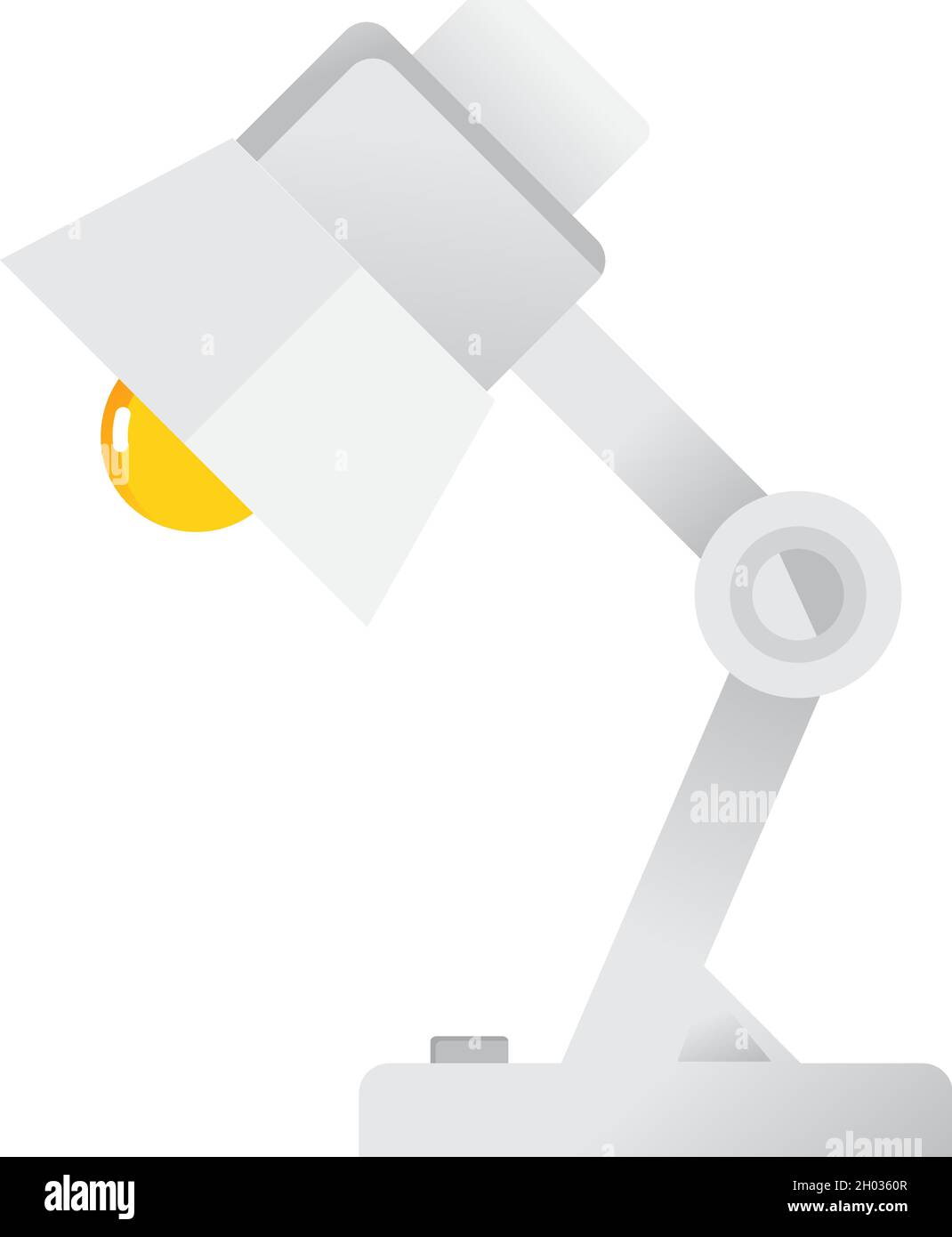 Table lamp vector icon isolated on white Stock Vector Image & Art - Alamy