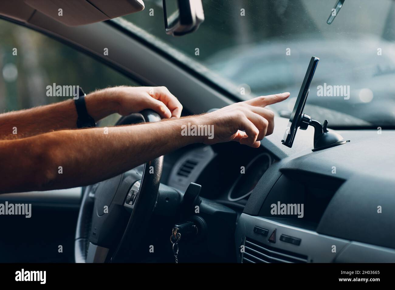 Car road navigator travel driving map hi-res stock photography and ...