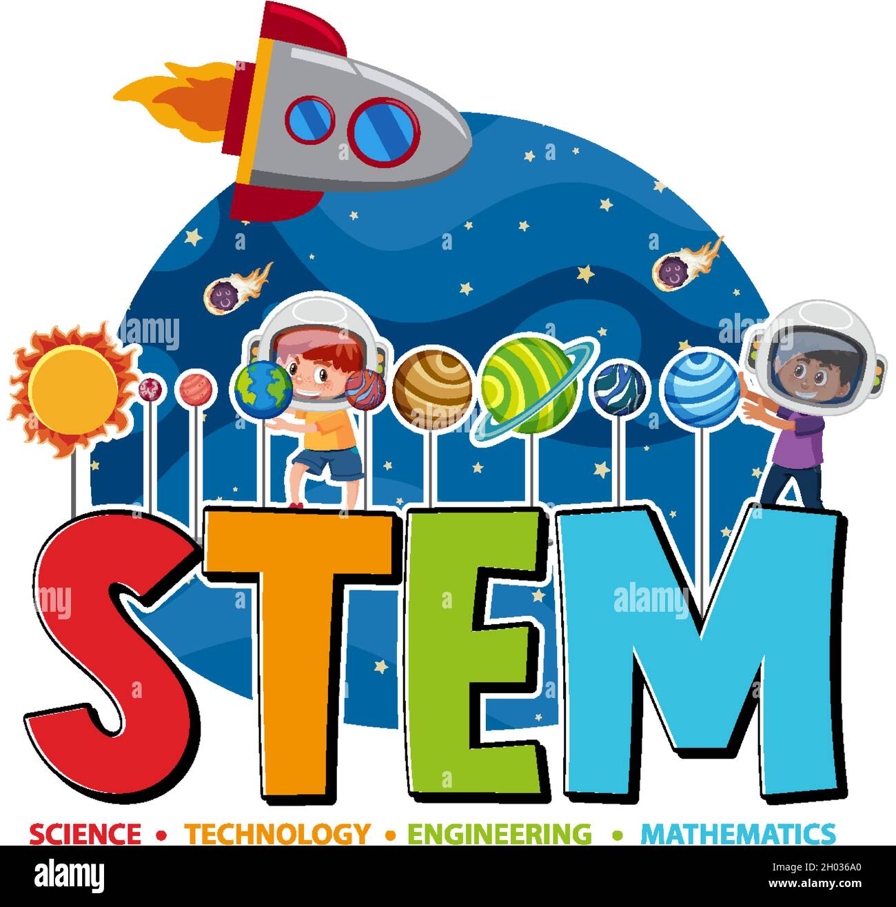 Stem curriculum Cut Out Stock Images & Pictures - Alamy