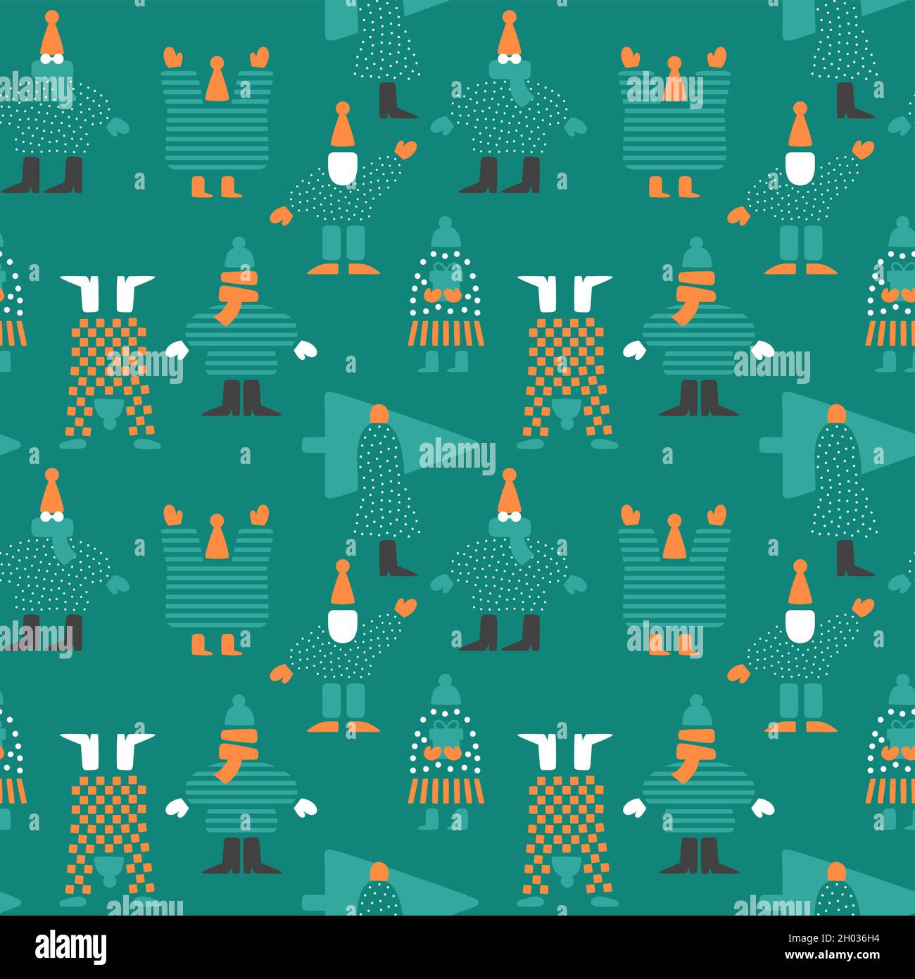 Vintage christmas elf illustration Stock Vector Images - Alamy