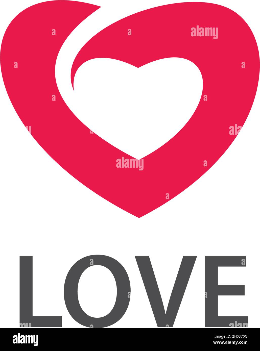 Love Logo Vector illustration Stock Vector Image & Art - Alamy