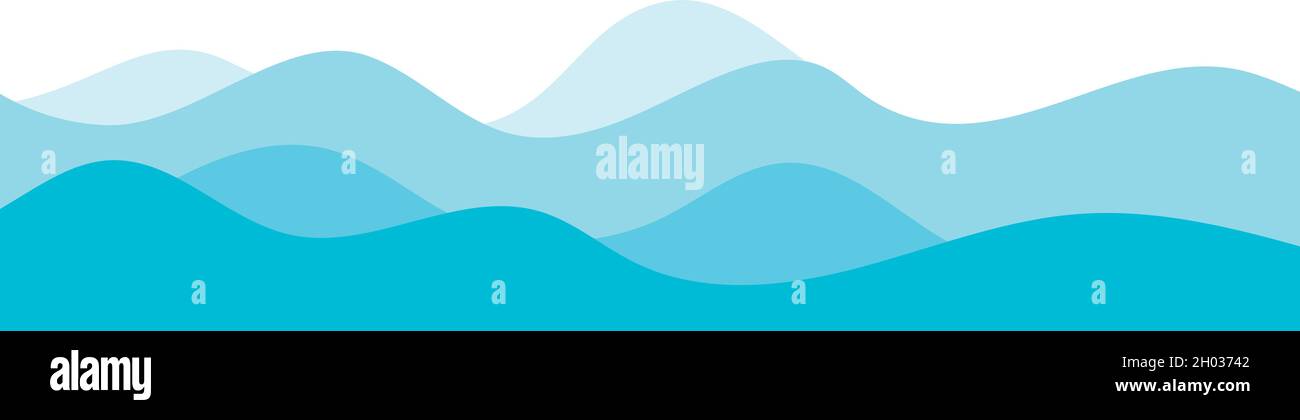 Wave background vector template Stock Vector Image & Art - Alamy