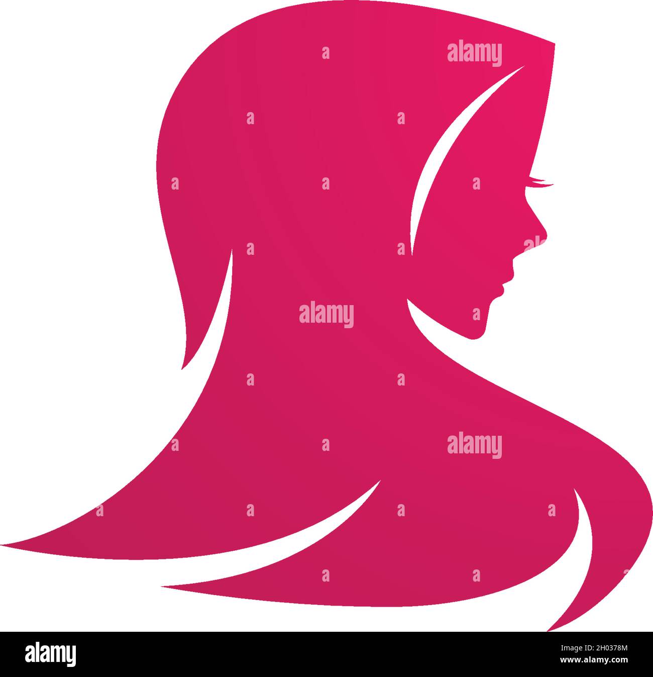 Hijab logo vector template Stock Vector Image & Art - Alamy