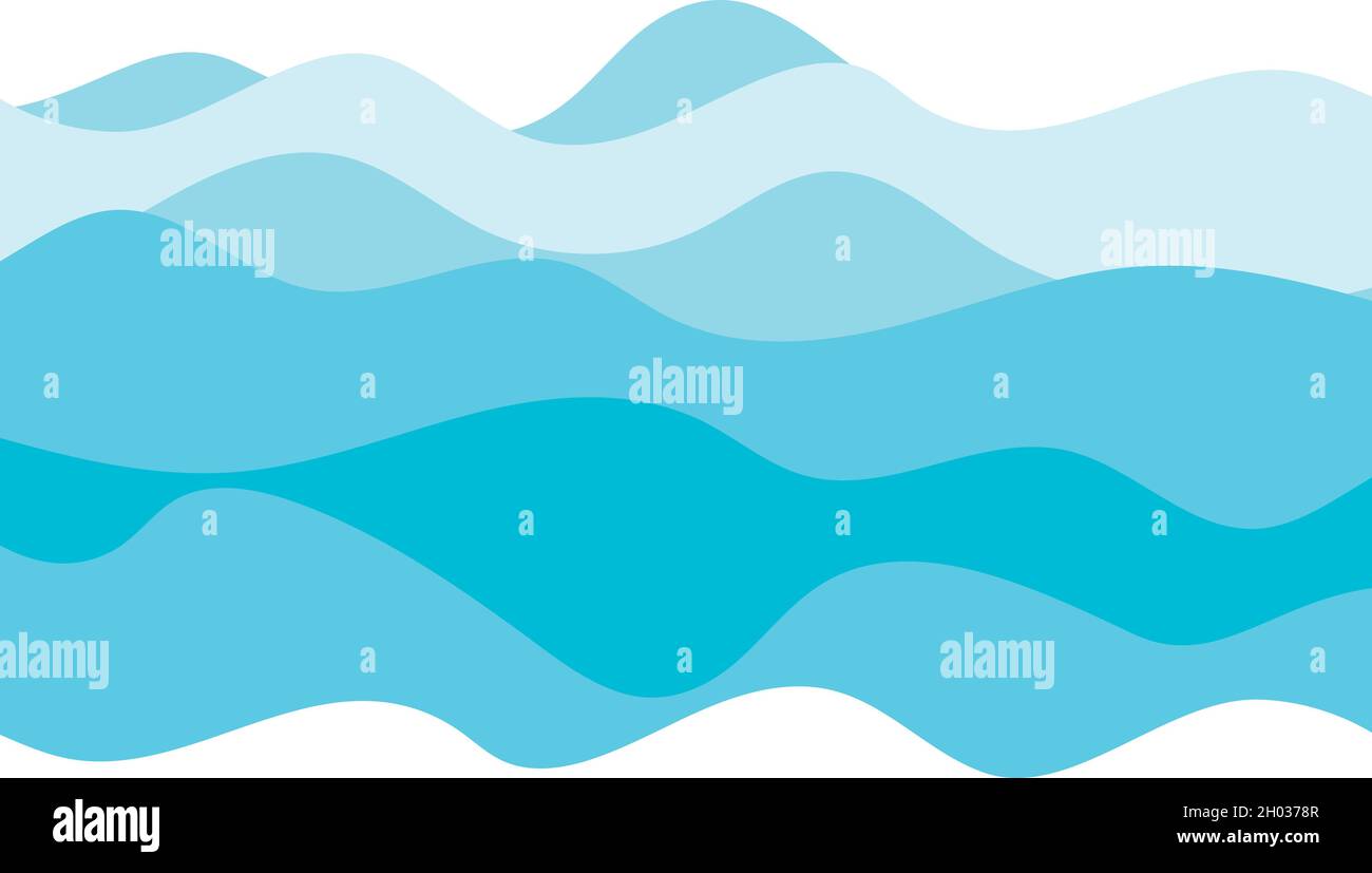 Wave background vector template Stock Vector Image & Art - Alamy