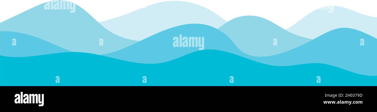 Wave background vector template Stock Vector Image & Art - Alamy