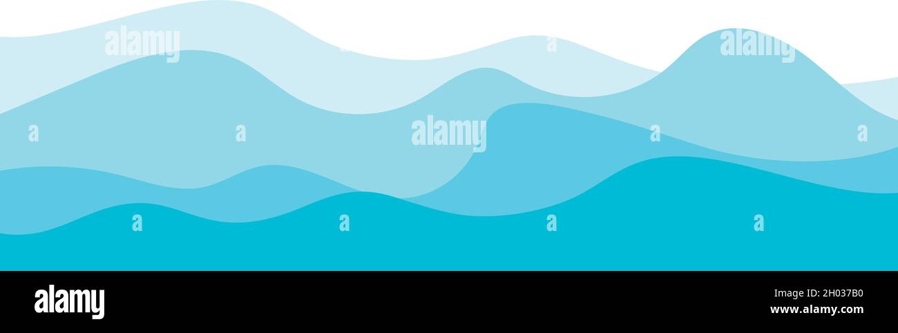 Wave background vector template Stock Vector Image & Art - Alamy