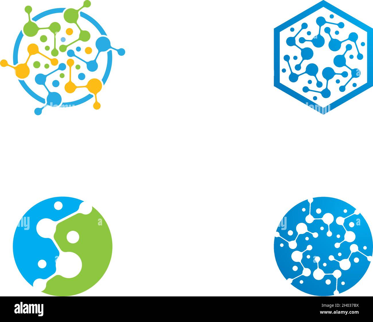 molecule logo vector template Stock Vector Image & Art - Alamy