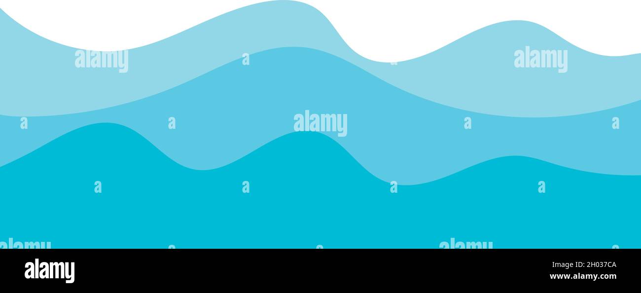 Wave background vector template Stock Vector Image & Art - Alamy