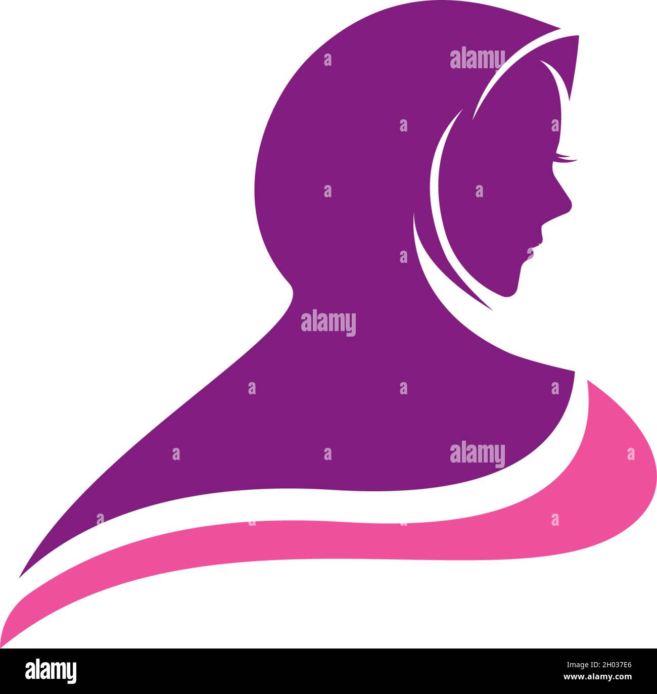 Hijab logo vector template Stock Vector Image & Art - Alamy