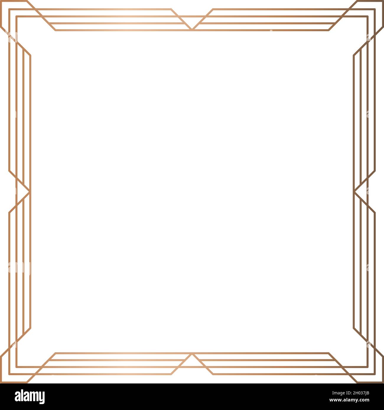 Simple Geometric Designs Border