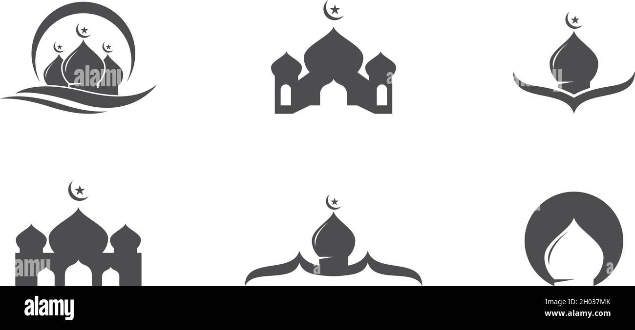 Mosque icon vector template Stock Vector Image & Art - Alamy