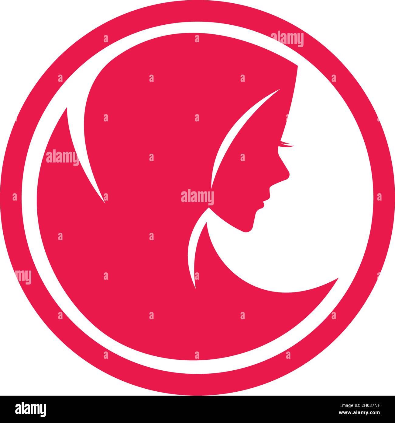 Hijab logo vector template Stock Vector Image & Art - Alamy