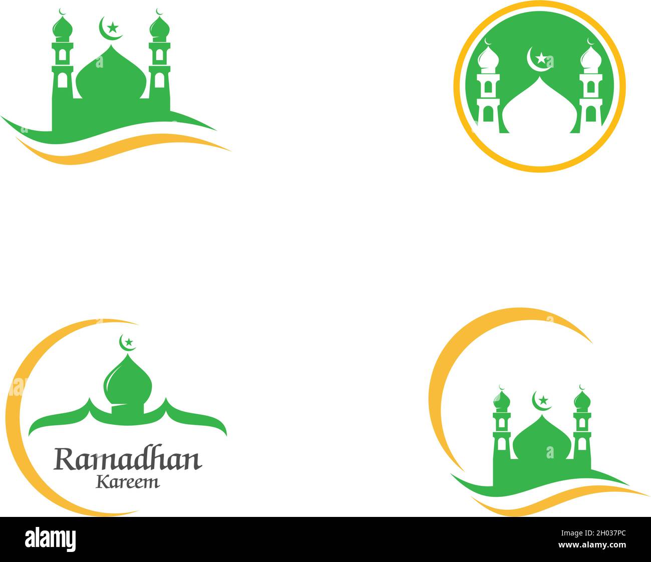 Mosque icon vector template Stock Vector Image & Art - Alamy