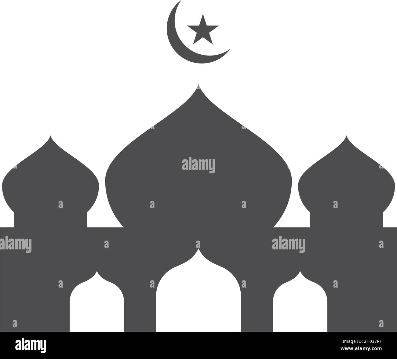 Mosque icon vector template Stock Vector Image & Art - Alamy