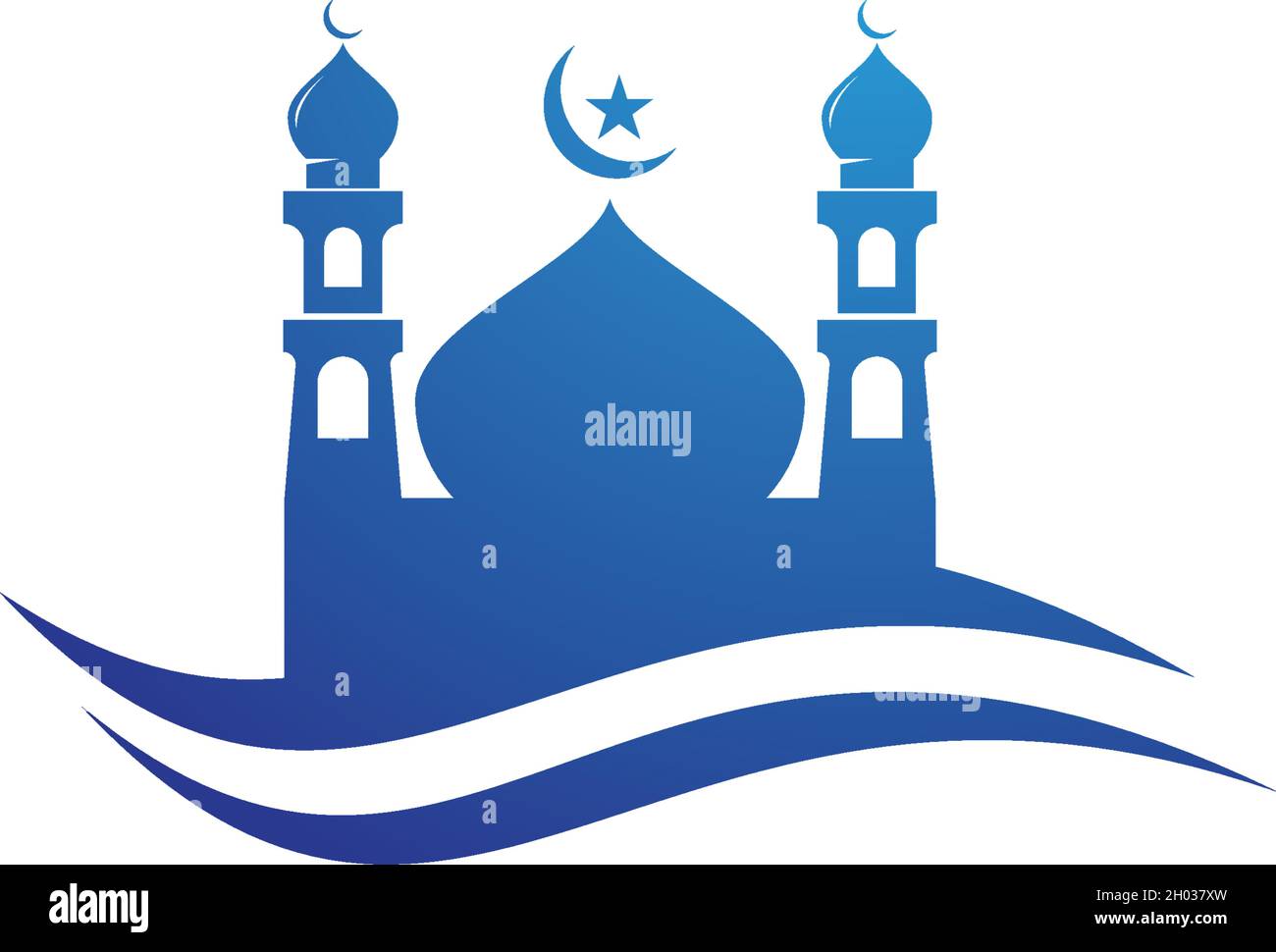 Mosque icon vector template Stock Vector Image & Art - Alamy