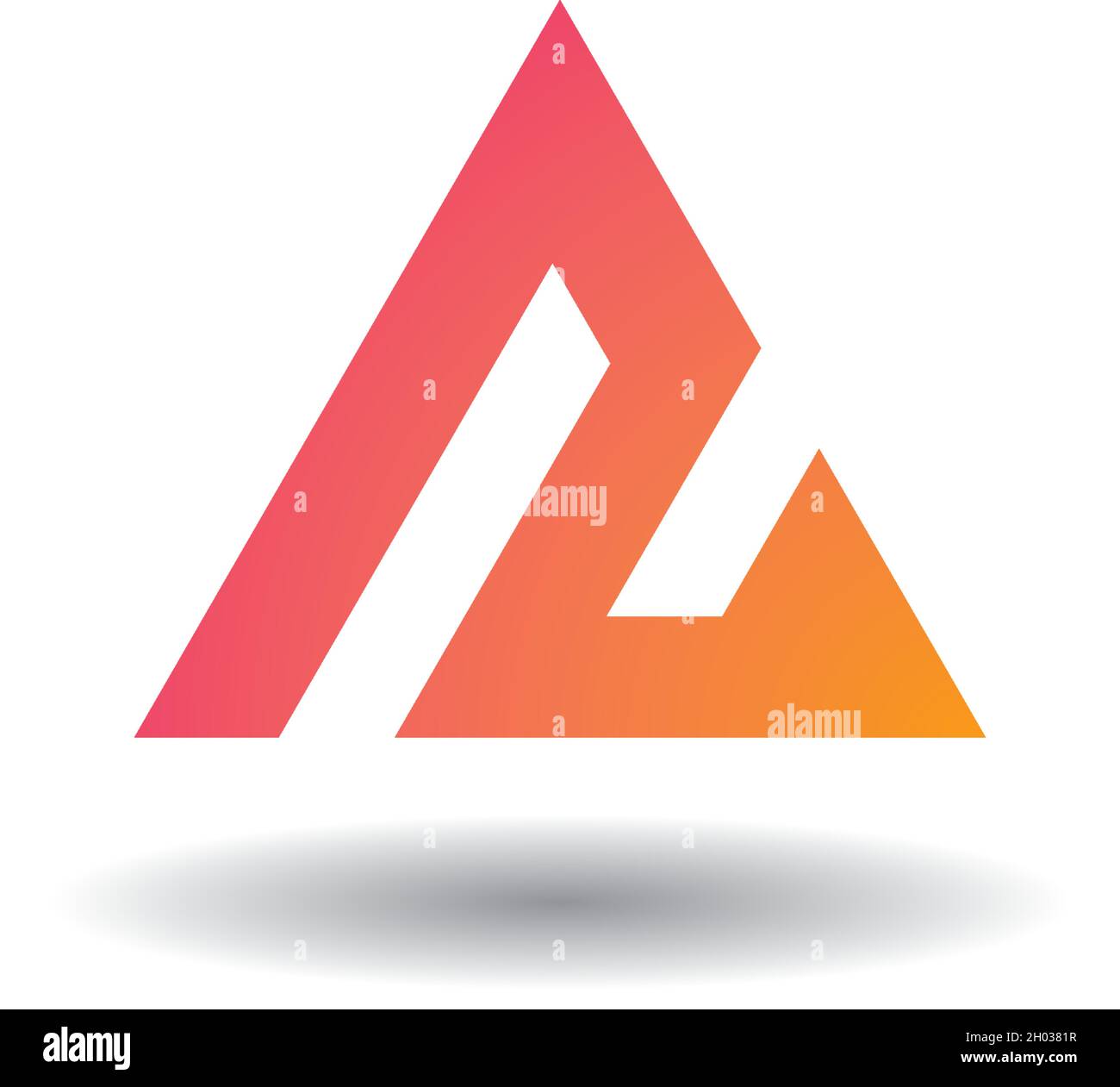 Triangle Logo vector Template Stock Vector Image & Art - Alamy