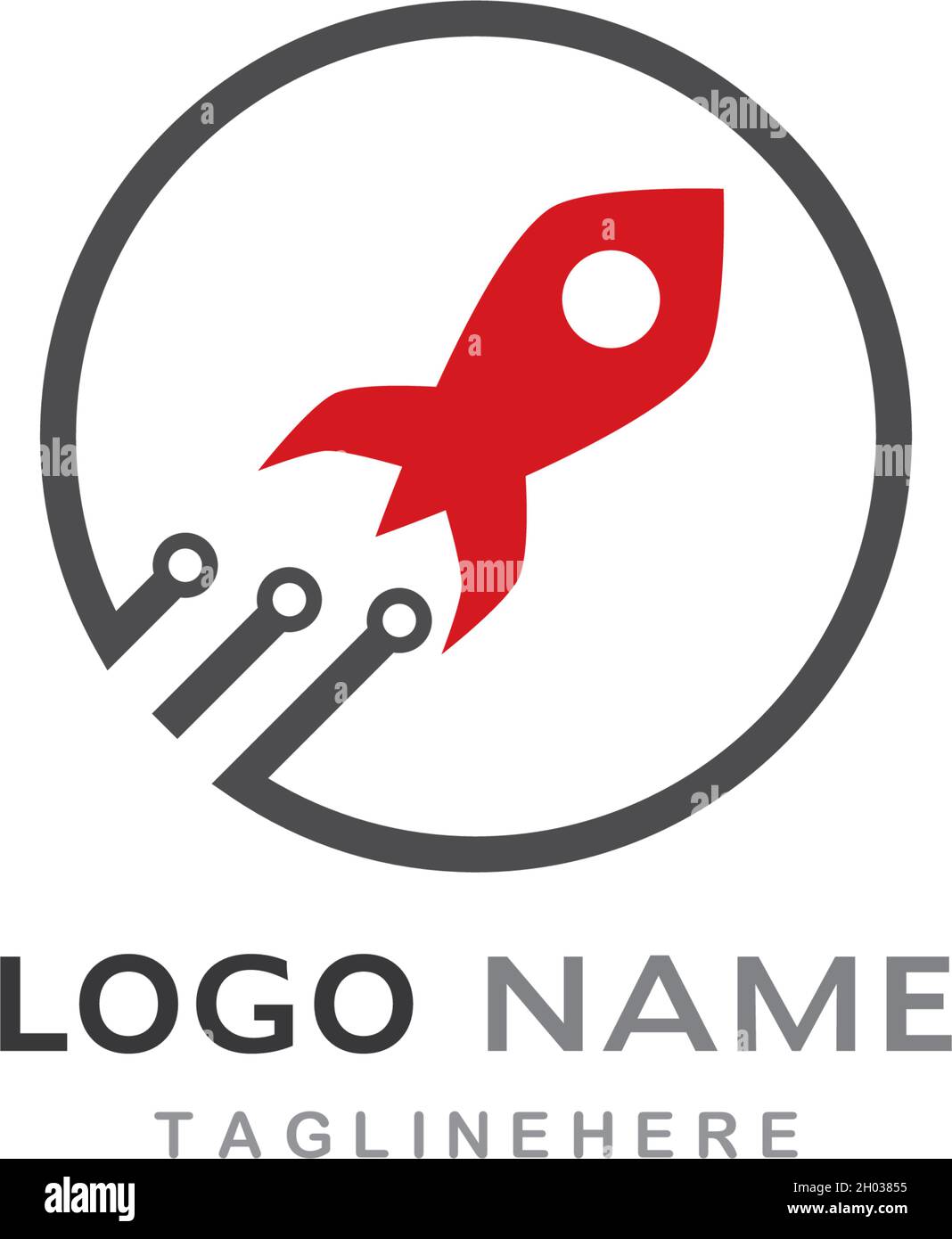 Rocket ilustration logo vector icon template Stock Vector Image & Art ...
