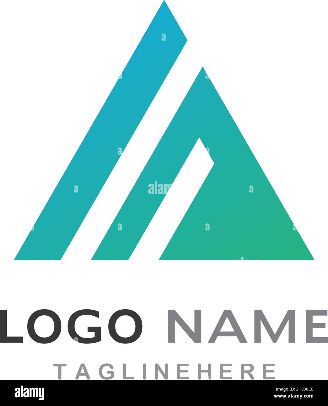 Digital loop triangle Stock Vector Images - Alamy