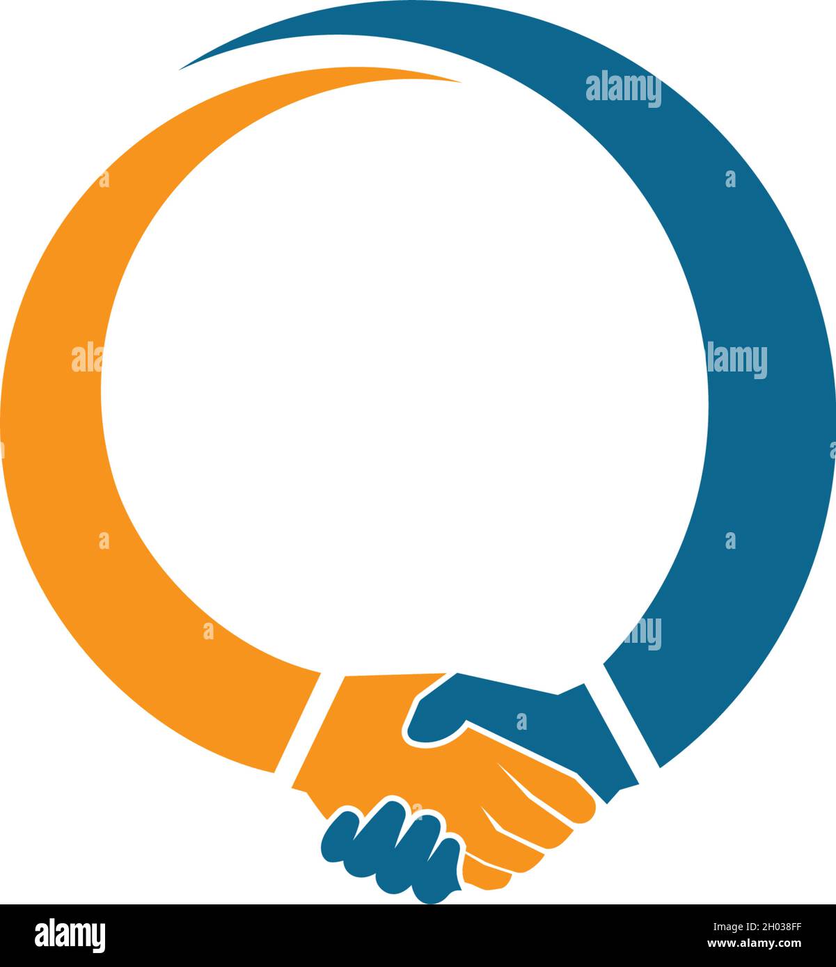 Hand Shake logo template Stock Vector Image & Art - Alamy