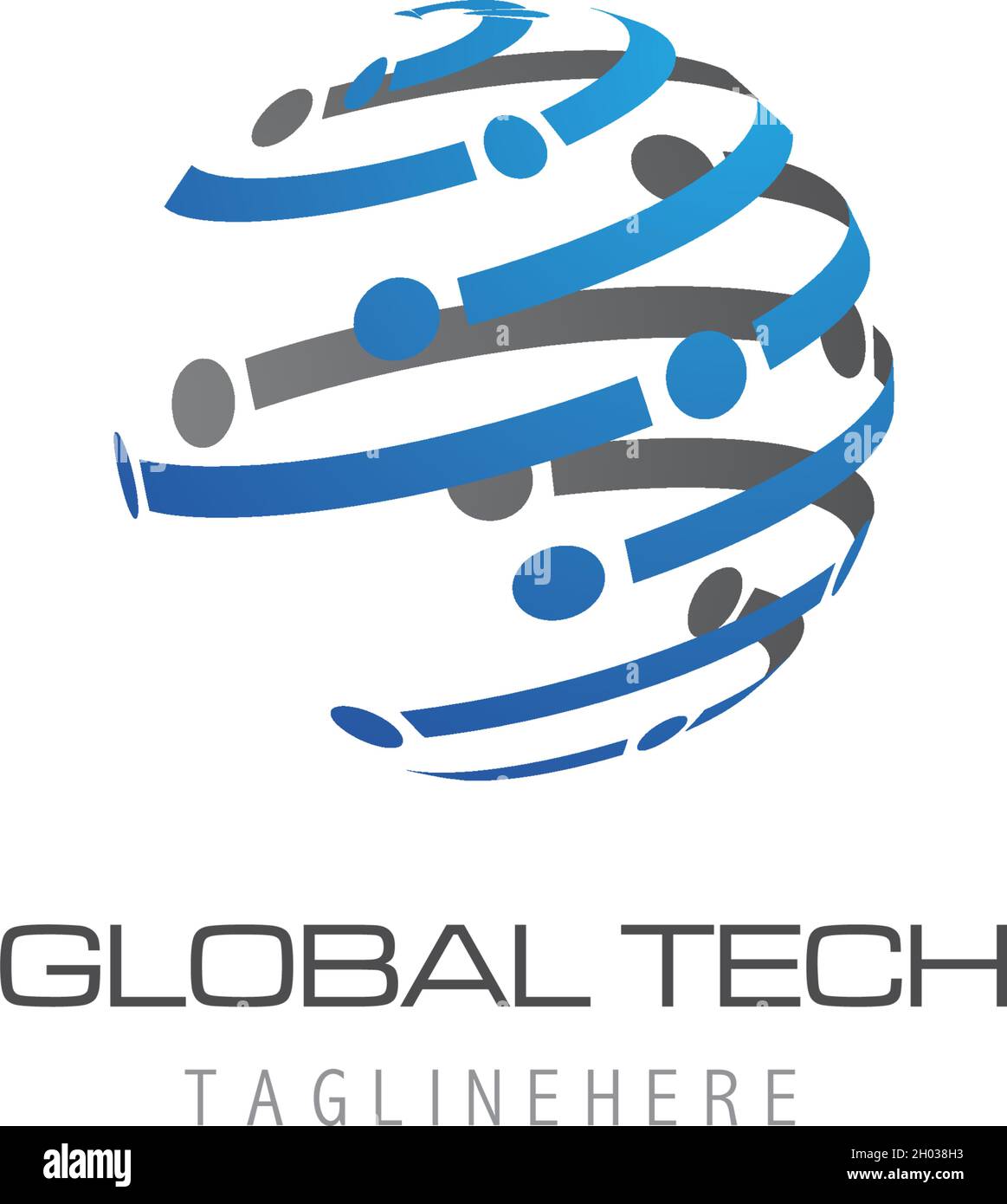 Global technology logo vector template Stock Vector Image & Art - Alamy