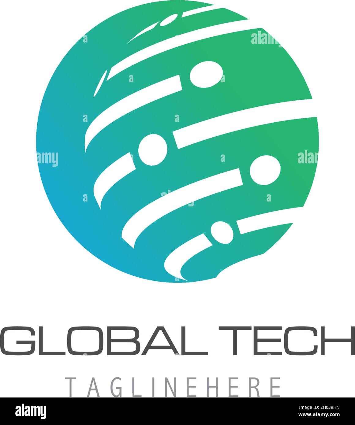 Global tech logo vector template Stock Vector Image & Art - Alamy