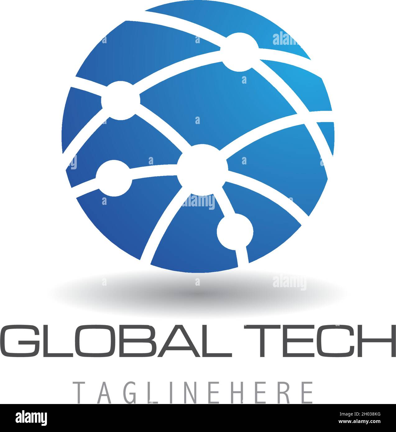 Global technology logo vector template Stock Vector Image & Art - Alamy