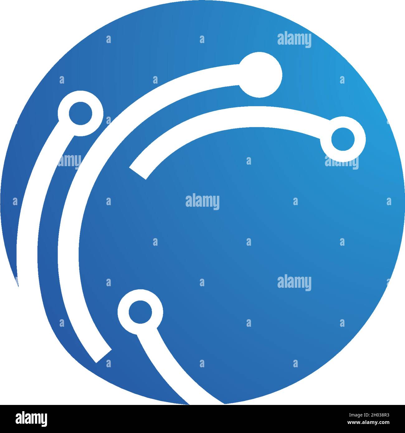 circuit technology logo vector template Stock Vector Image & Art - Alamy