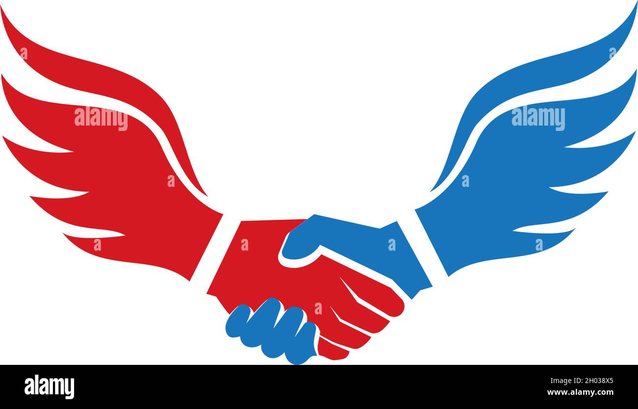 Hand Shaking Logo Design Hand Shake Logo Royalty Free Vector Image