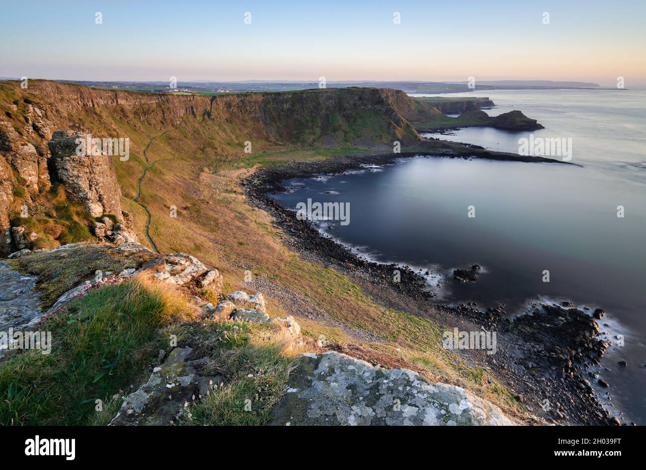 The beautiful causeway coast Stock Photo - Alamy