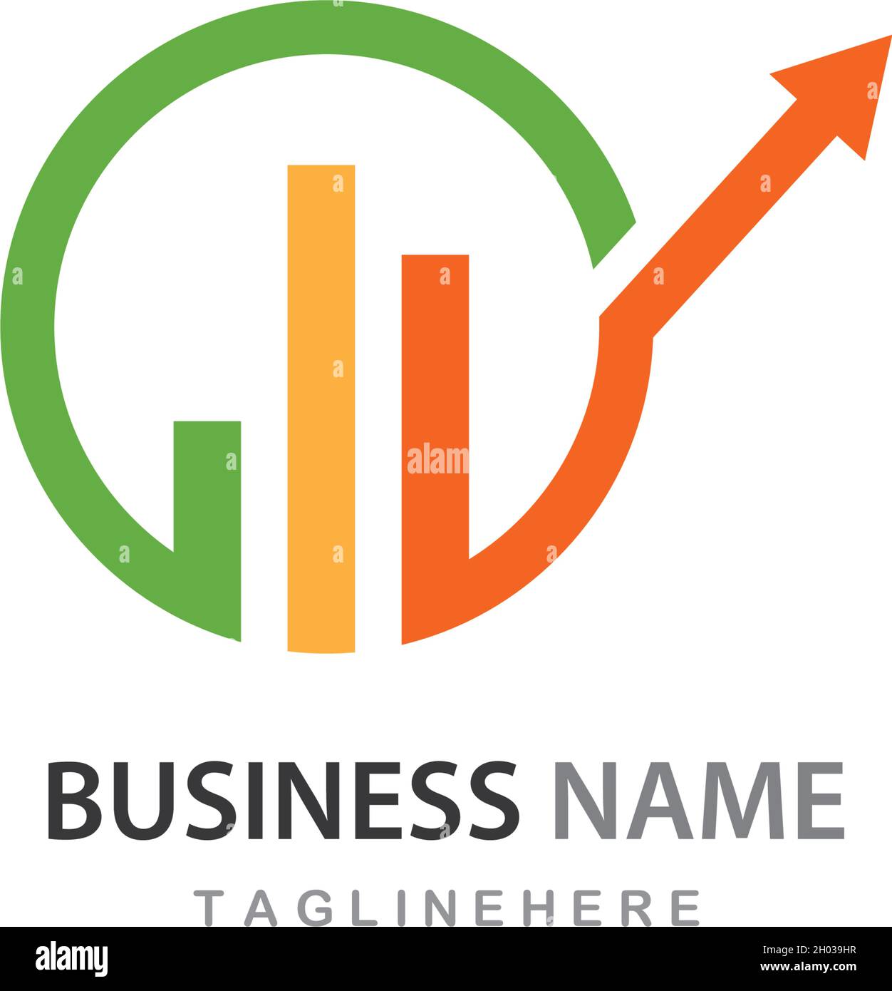 Business Finance professional logo template vector Stock Vector Image ...