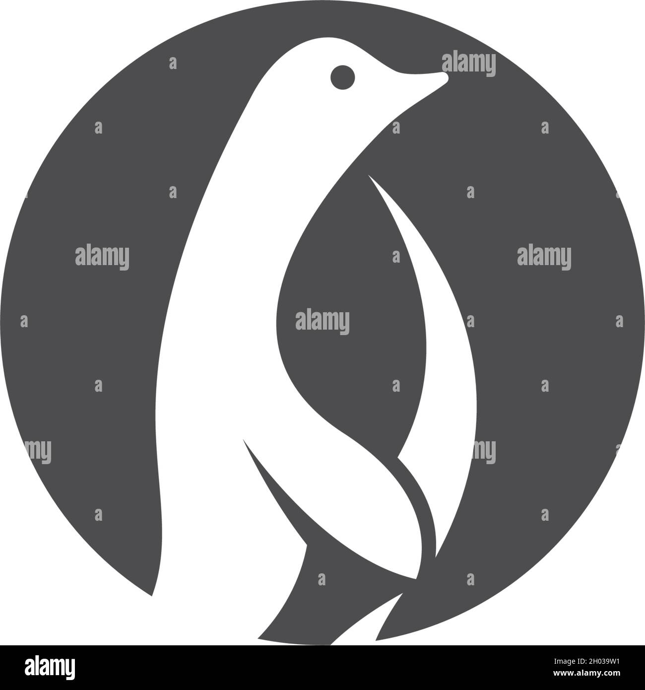 Penguin logo vector hi-res stock photography and images - Alamy