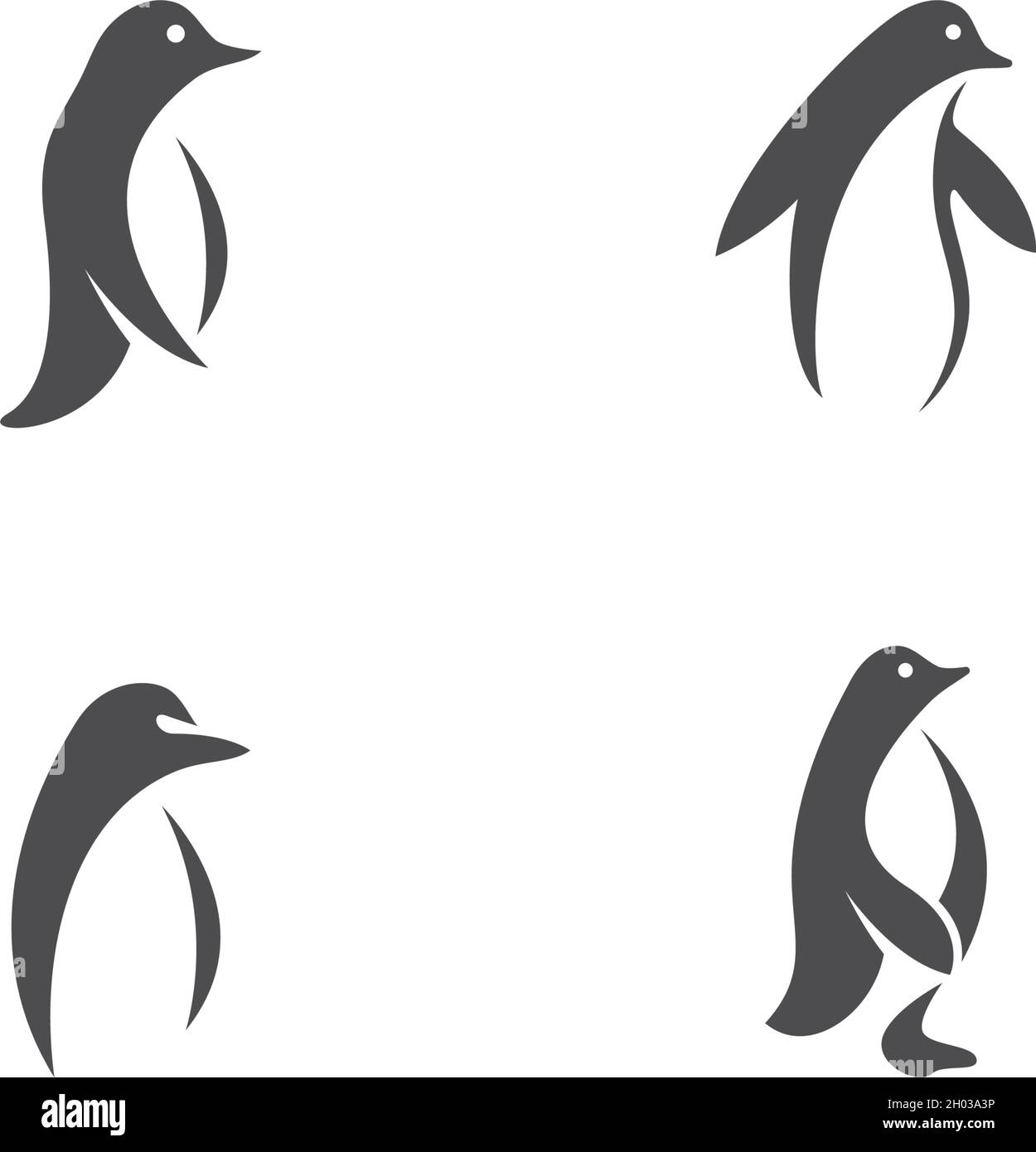 Penguin logo vector template Stock Vector Image & Art - Alamy