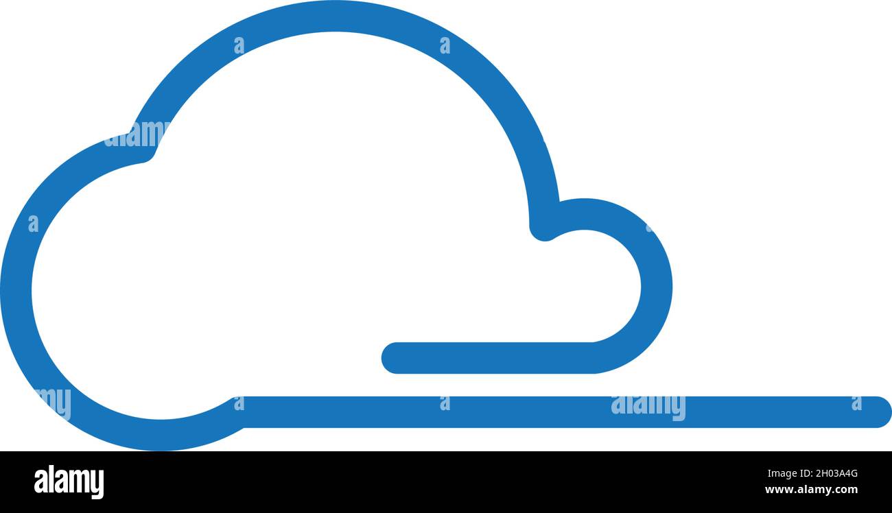 cloud logo vector icon template Stock Vector Image & Art - Alamy