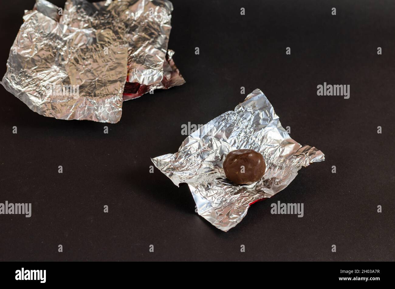Empty sweet wrappers hi-res stock photography and images - Alamy