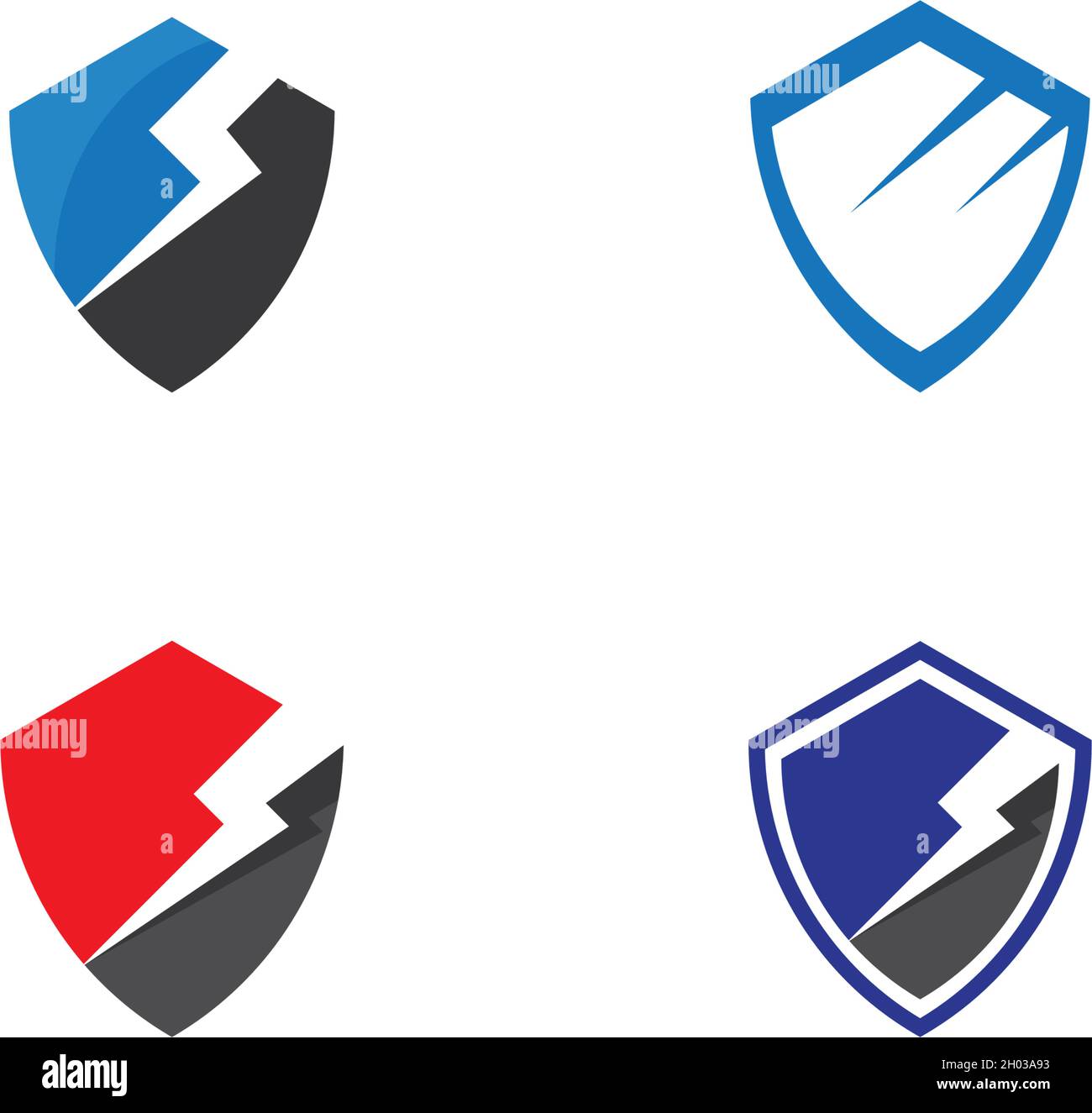 Power shield Logo Template vector icon illustration design Stock Vector ...