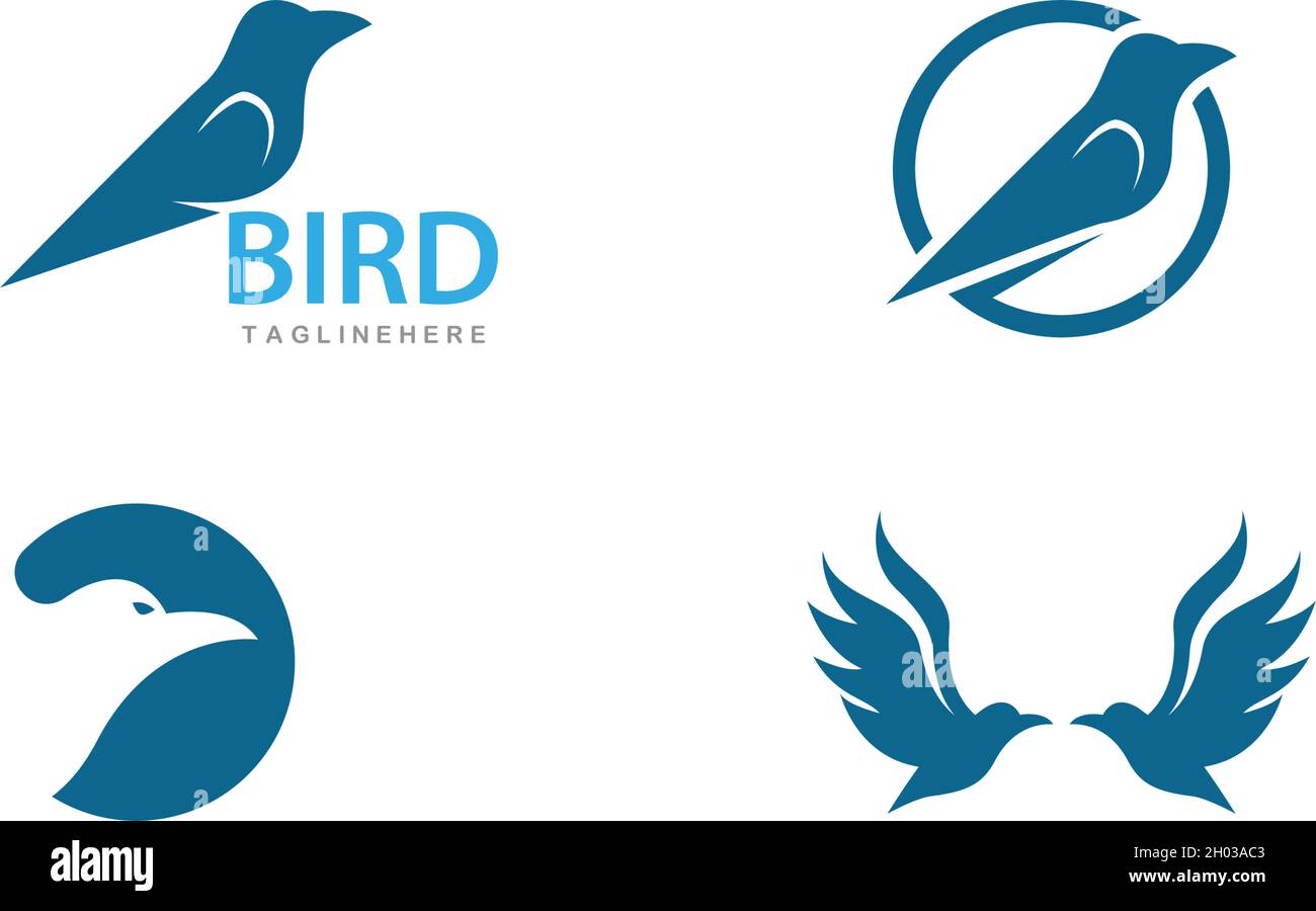 Bird Logo Template vector illustration Stock Vector Image & Art - Alamy