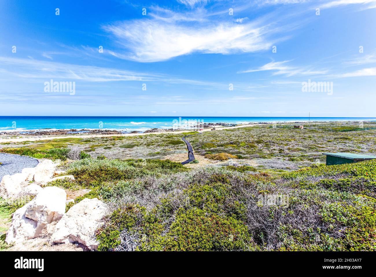 Lighthouse of Cape Agulhas, Western Cape, South Africa Stock Photo - Alamy