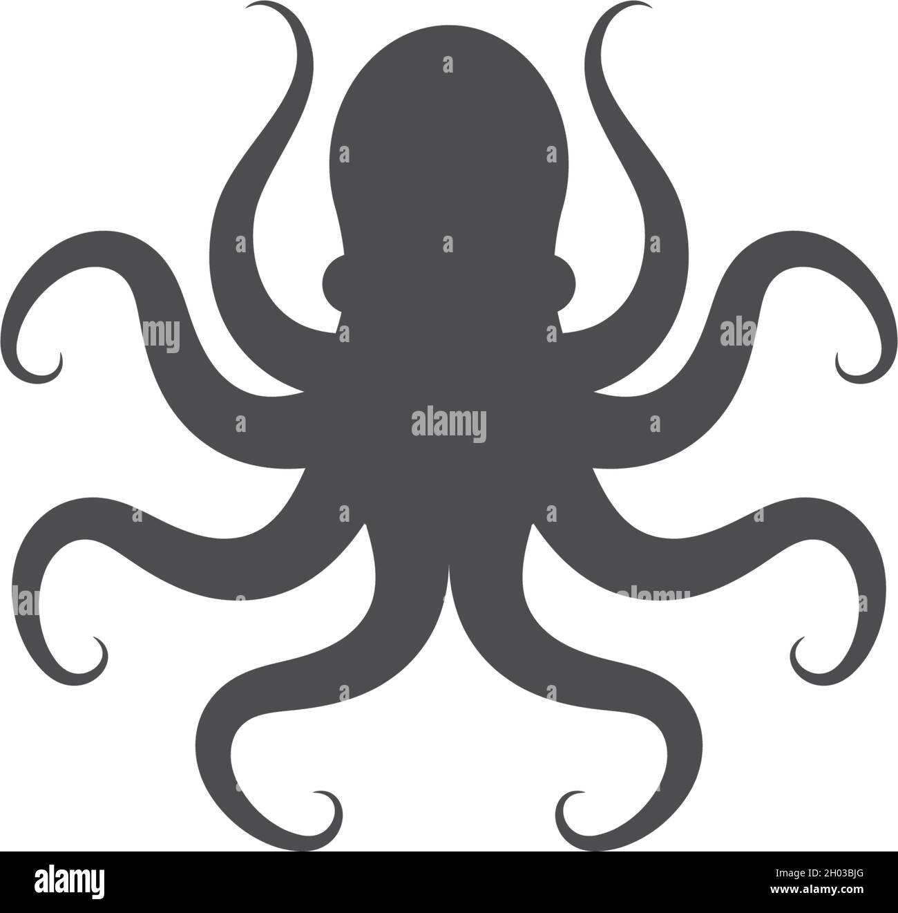 Octopus logo ilustration vector template Stock Vector Image & Art - Alamy